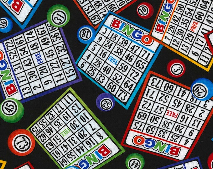 Bingo Fabric by the Yard / Gail by Timeless Treasures C5200 - Bingo ...