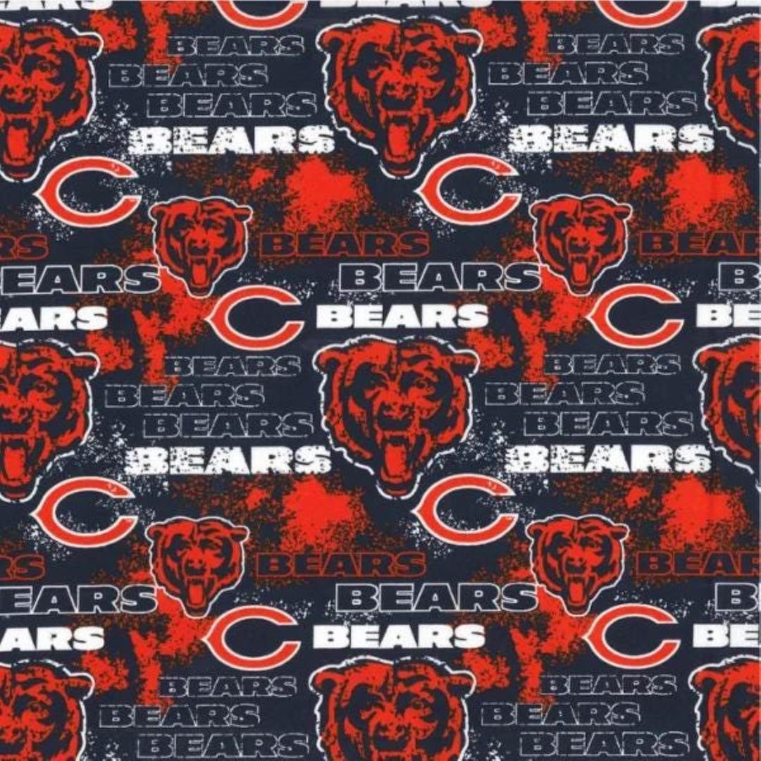 NFL Chicago Bears Fabric / Licensed NFL Fabric From Fabric Traditions ...