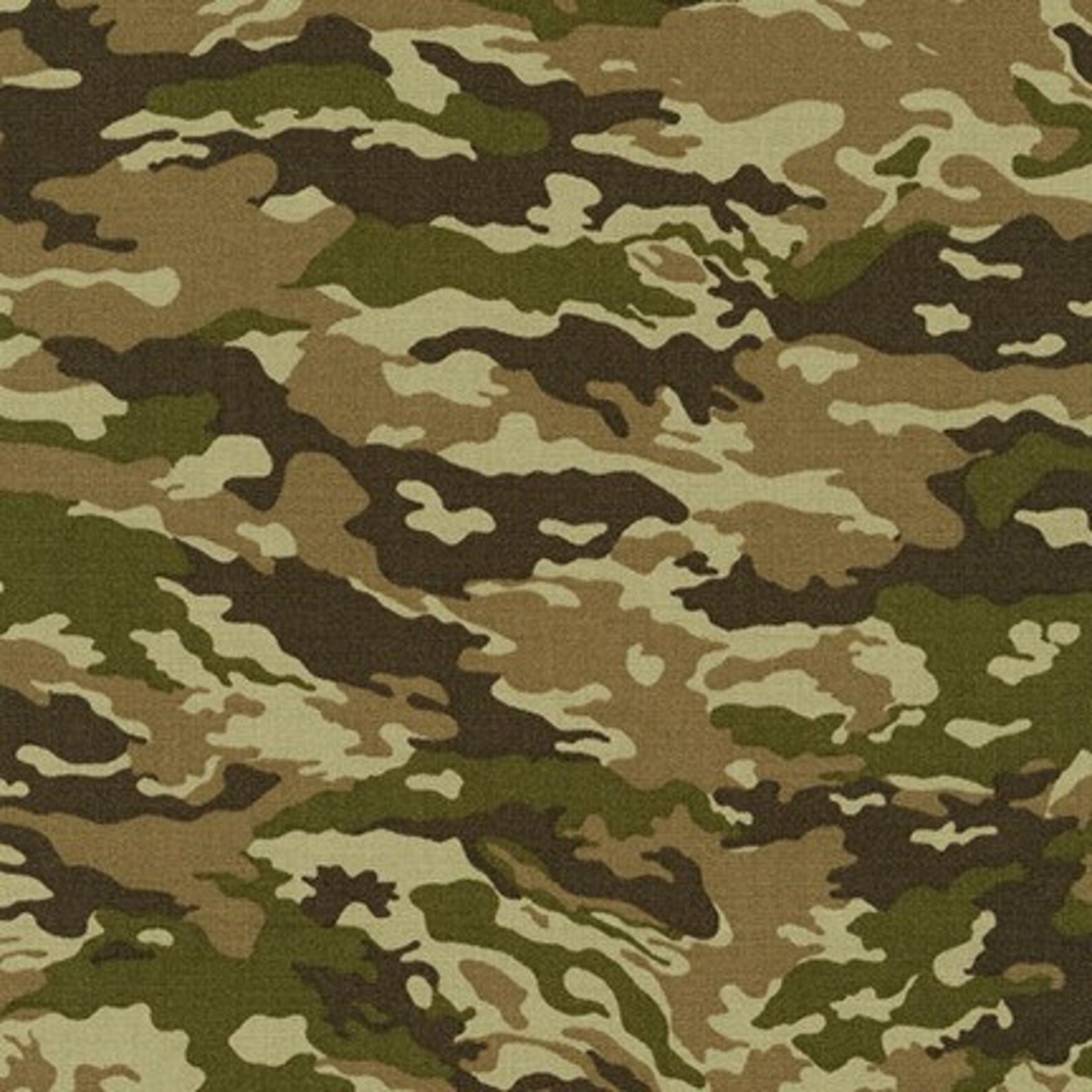 Camouflage Fabric / Olive Camo Fabric / Fall Camouflage - Etsy