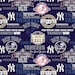 NY Yankees Stadium MLB Fabric / Major League Baseball Fabric Licensed ...