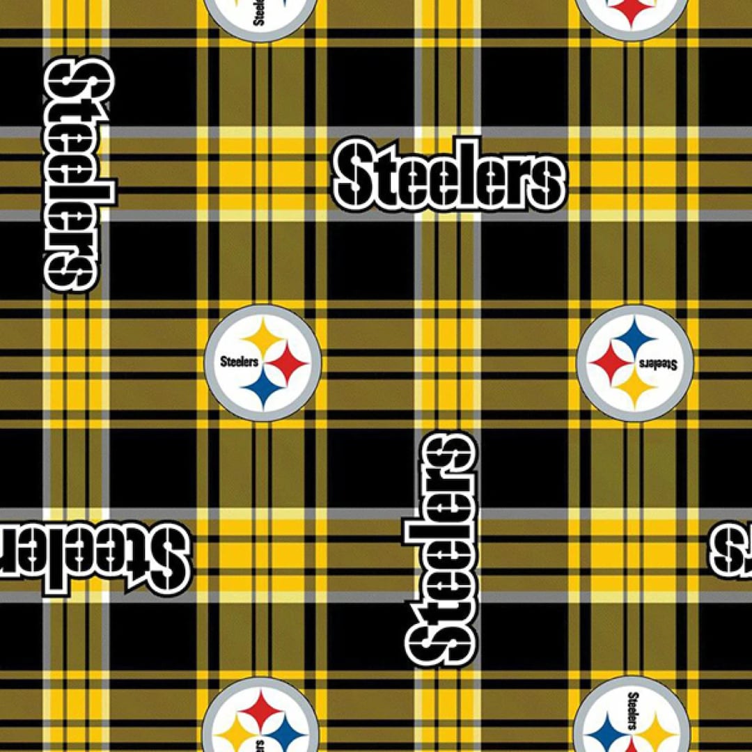 NFL FLEECE Pittsburgh Steelers Fabric, Sold by the Yard - 58" Wide ...