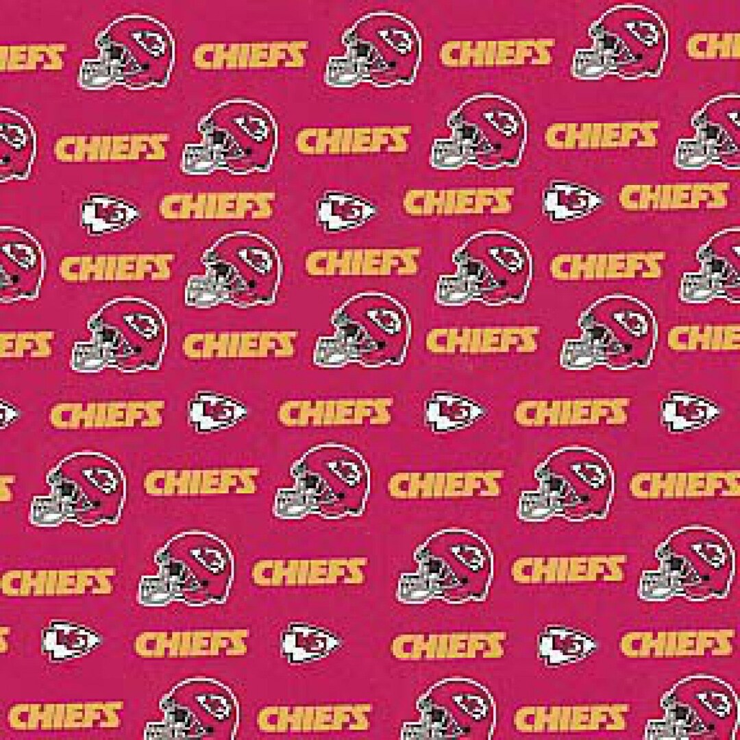 NFL Kansas City Chiefs Fabric / Licensed NFL Fabric From Fabric ...
