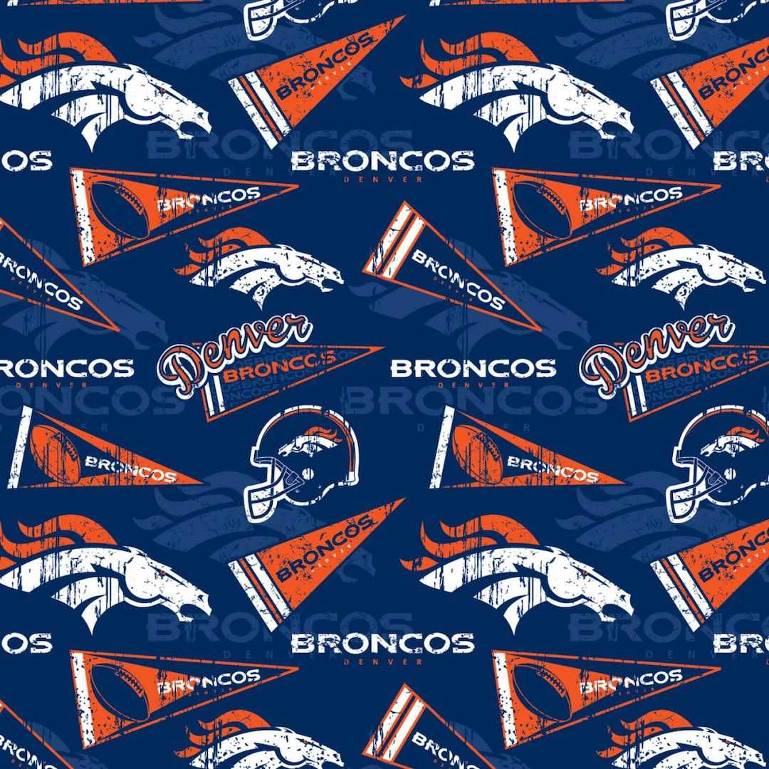 Denver Broncos NFL Fabric / Licensed NFL Fabric, Fabric Traditions ...