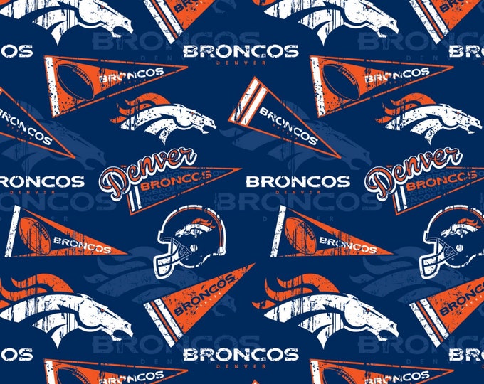 Denver Broncos NFL Fabric / Licensed NFL Fabric, Fabric Traditions ...