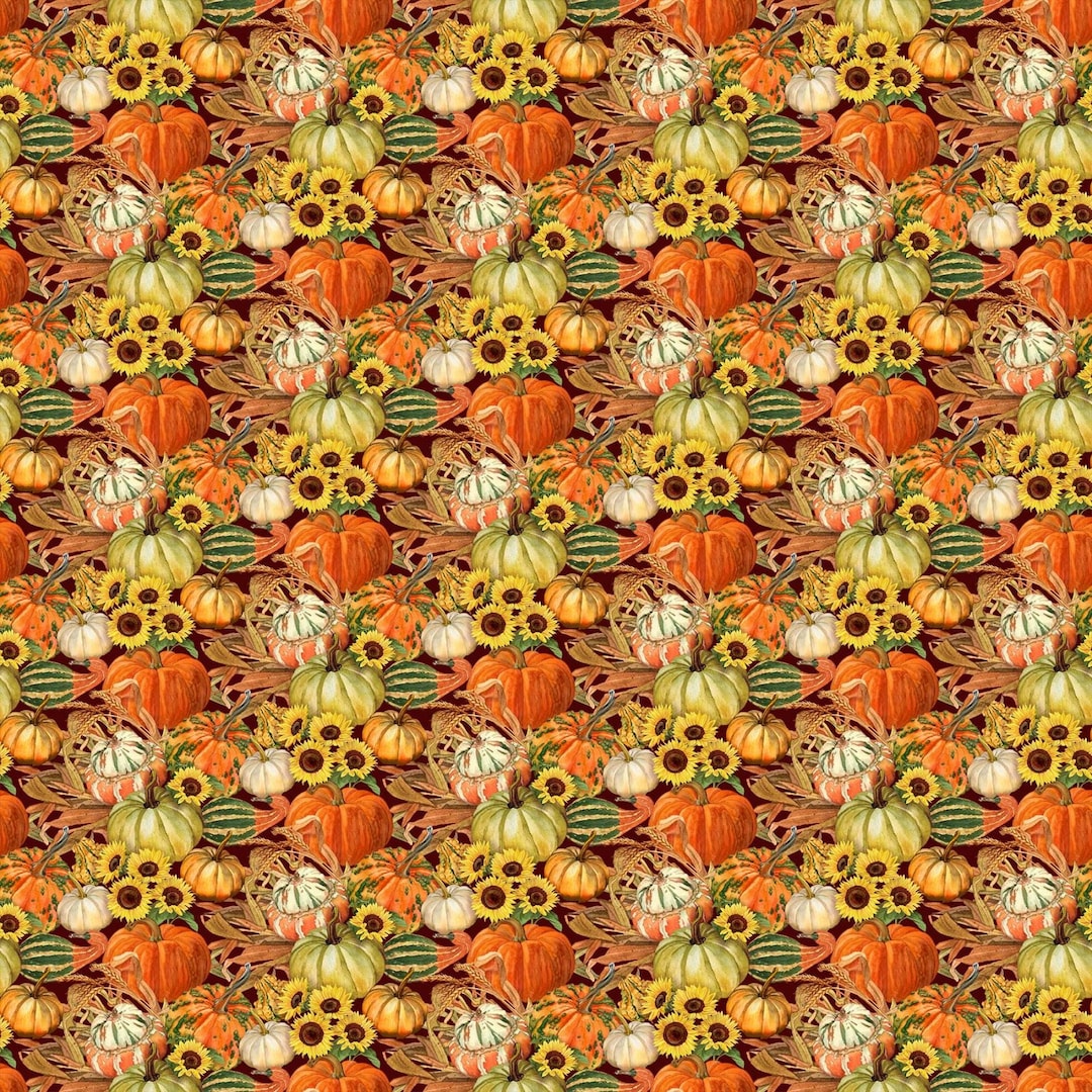 Autumn Afternoon Overall Autumn Floral Fabric by Northcott Cotton ...