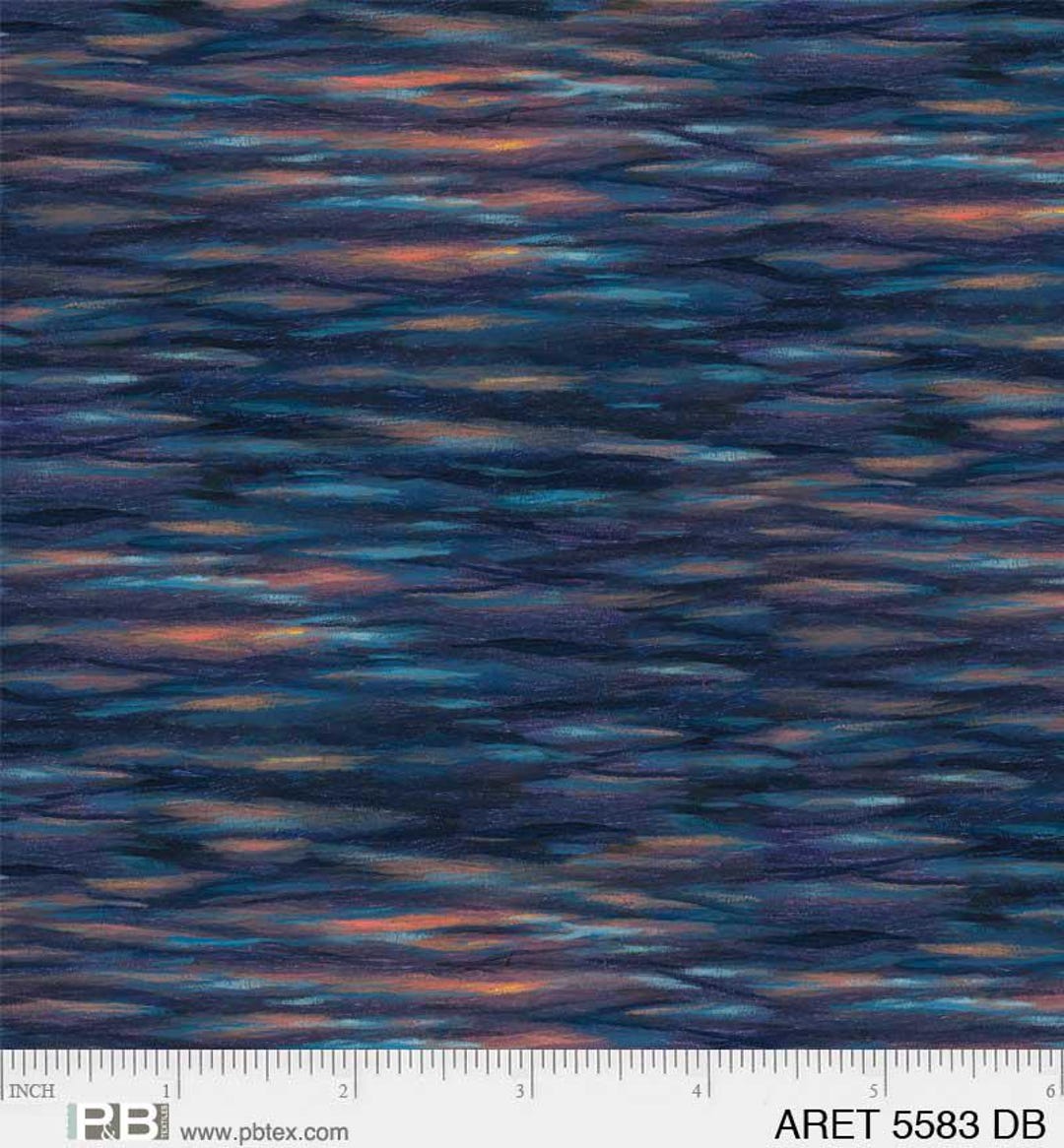Lake Water Texture Autumn Landscape Fabric by Autumn Retreat Collection ...