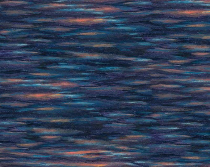 Lake Water Texture Autumn Landscape Fabric by Autumn Retreat Collection ...