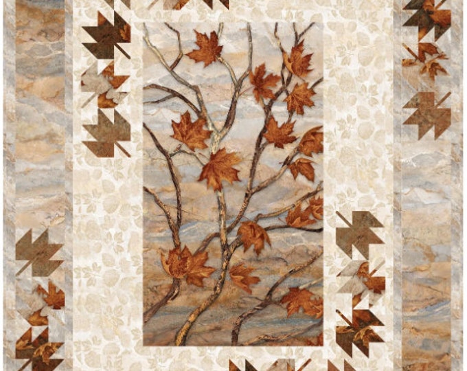 Windblown Windswept Stonehenge Autumn Quilt Kit From Northcott Quilt ...