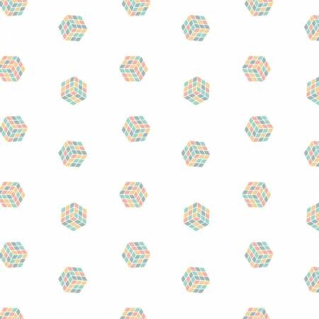 Rubik's Cube Fabric by the Yard by Camelot Fabric / Mini - Etsy