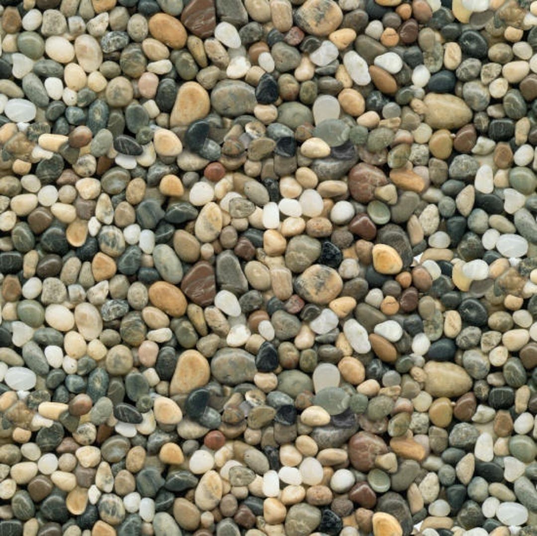 Pebbles Toss / Stones Fabric / Landscape Medley by Elizabeth Studio 291 ...