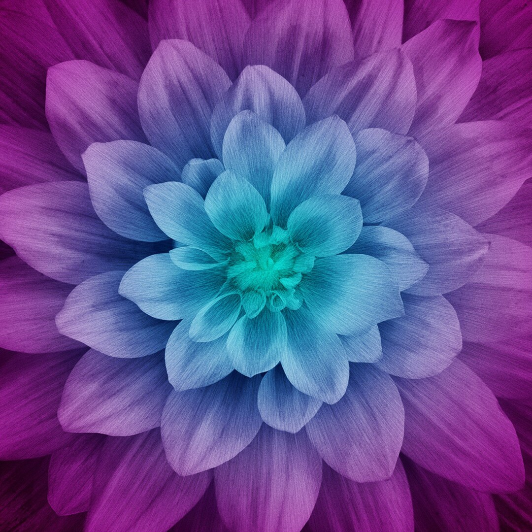 Aurora Dream Big Fabric Panel / Aurora Flower Quilt Panel / Hoffman ...