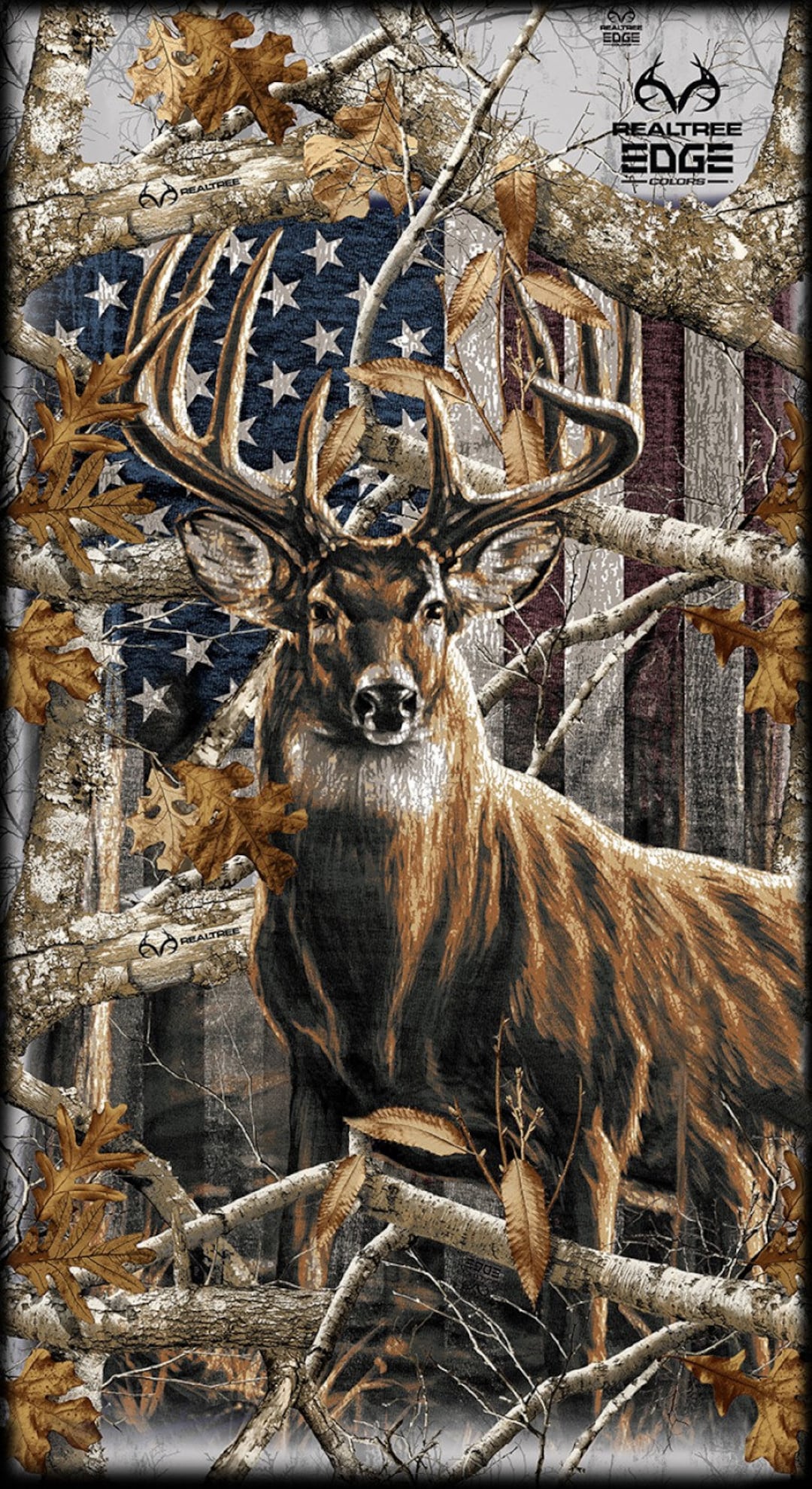Deer Quilt Fabric Panel / Realtree Patriotic Deer Panel 24x44 Inch ...