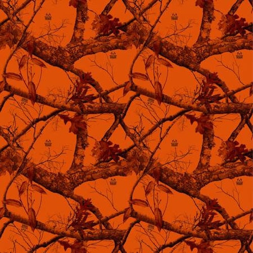 Red Camo Fabric by the Yard Red Camouflage Fabric Orange | Etsy