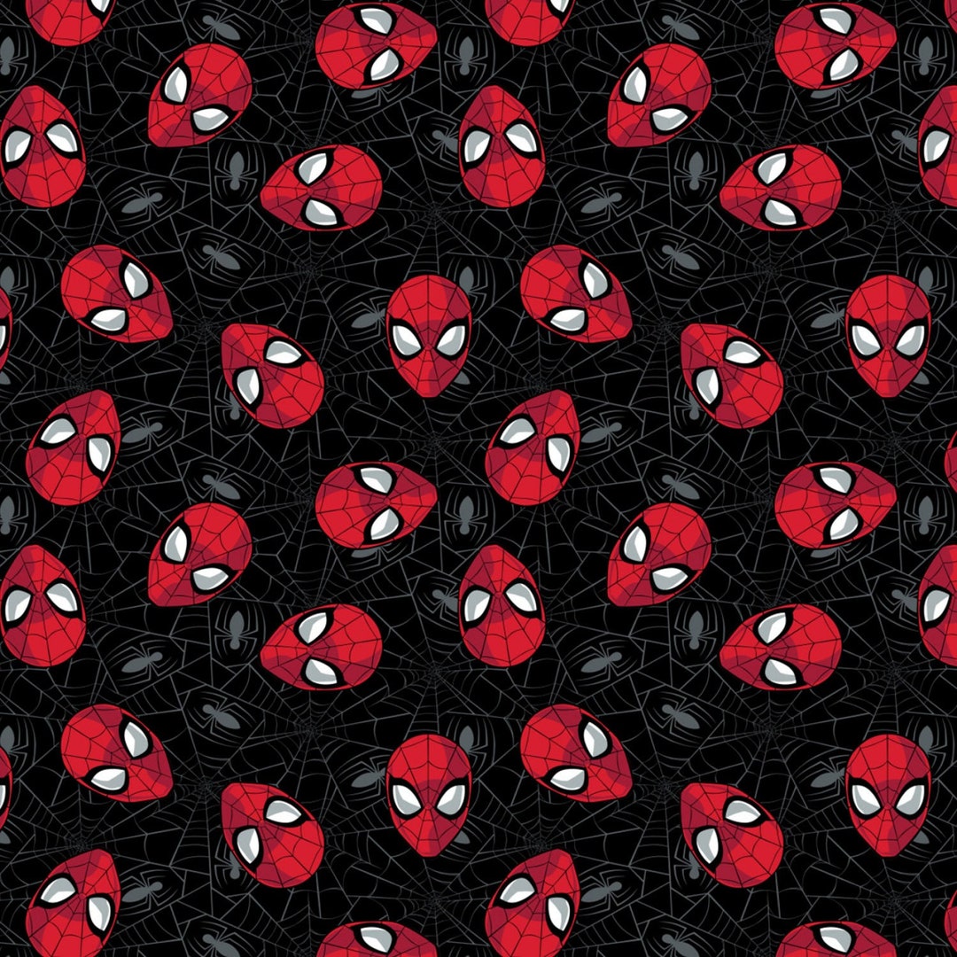 Spiderman Fabric by the Yard by Camelot / Spiderman Yardage & Fat ...