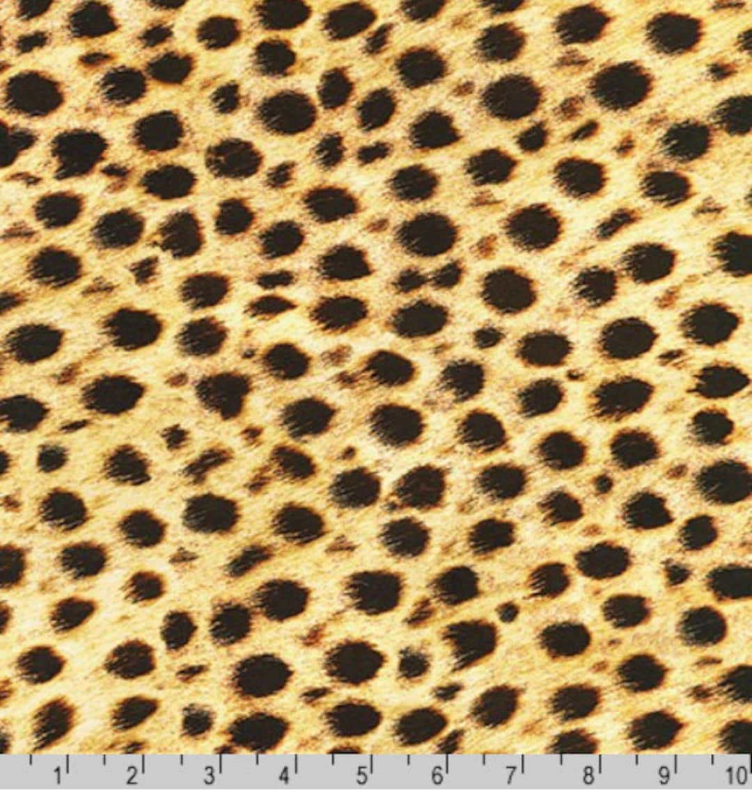 Animal Kingdom Cheetah Skin Print Fabric, Wild Safari Fabric by the ...
