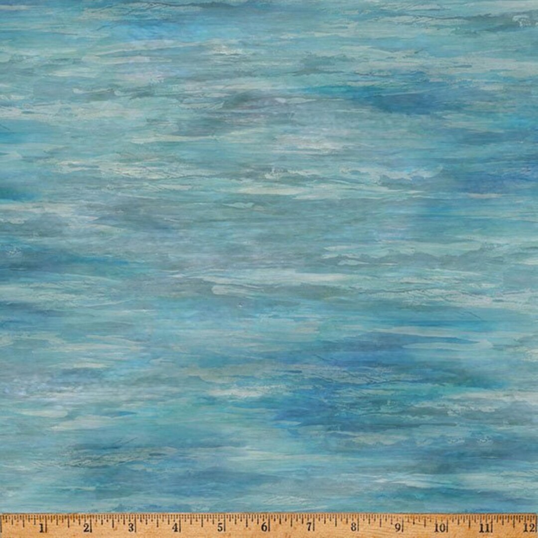 Lake Water Fabric, Lakeside Echo by Hoffman California Fabrics Yardage ...