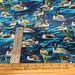 Loons on Water Scenic Fabric / Lake Loon Scenic on Blue Fabric by ...