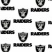 NFL Las Vegas Raiders Fabric / Licensed NFL Fabric From Fabric ...