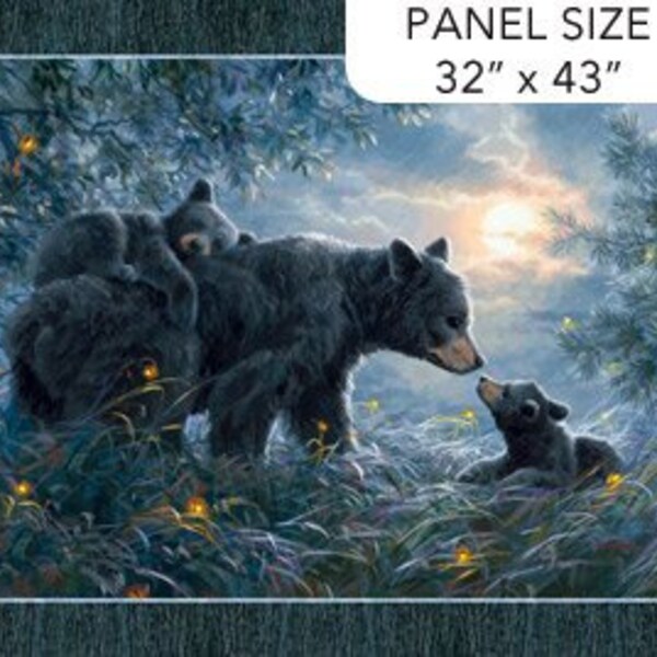 Baby Quilt Panels Bears - Etsy