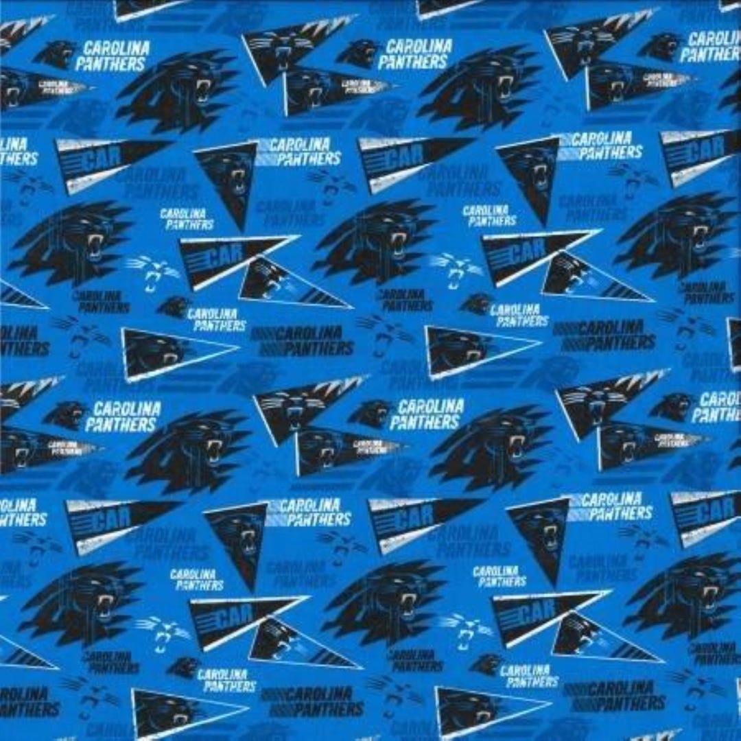 NFL Carolina Panthers Fabric / Licensed NFL Fabric From Fabric ...