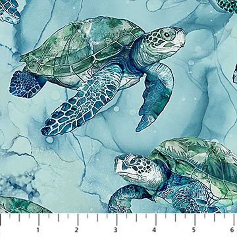 Sea Turtles Fabric - Etsy