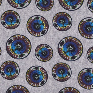 Grateful Dead Fabric Band Fabric / Deadhead Fabric / 1970's Rock Bands ...