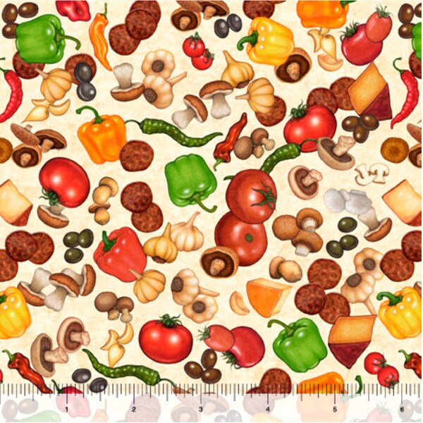 Food Fabric - Etsy