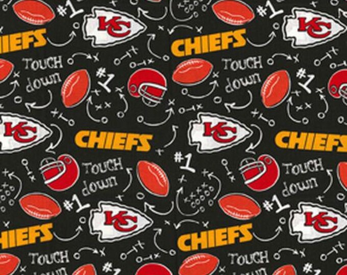NFL Kansas City Chiefs Fabric / Licensed NFL Fabric From Fabric ...