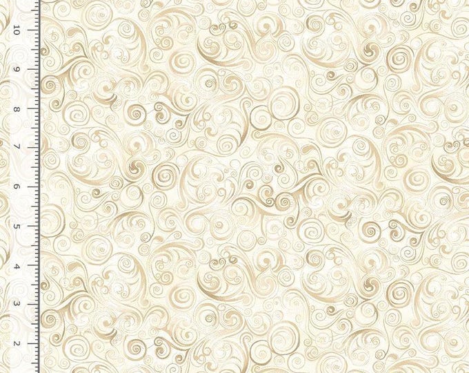 Music Fabric / Swirls on Music Notes Music Fabric, Sonata Surrounded by ...