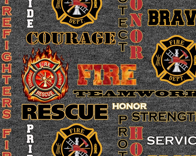 Fire Fighter Military Fabric / Sykel 1181-FF Military Quilt Fabric ...