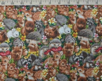 Woodland fabric | Etsy