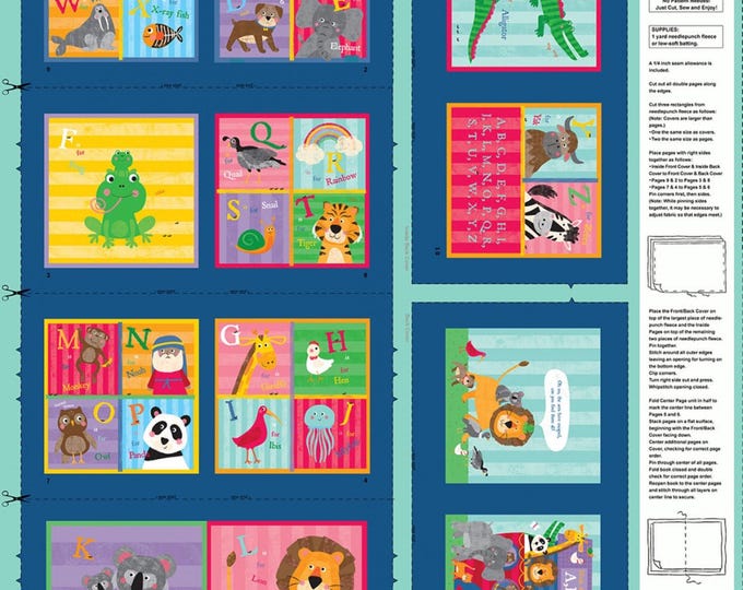 Noah and Friends Soft Cloth Book Panel / Secret Life of Squirrels by ...