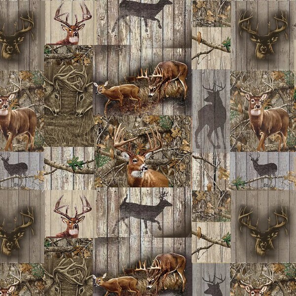 Deer Fabric by the Yard - Etsy