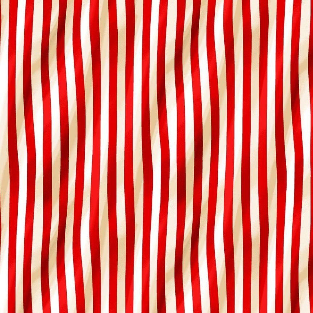 Red and White Stripe Fabric / Lady Liberty by Timeless Treasures ...
