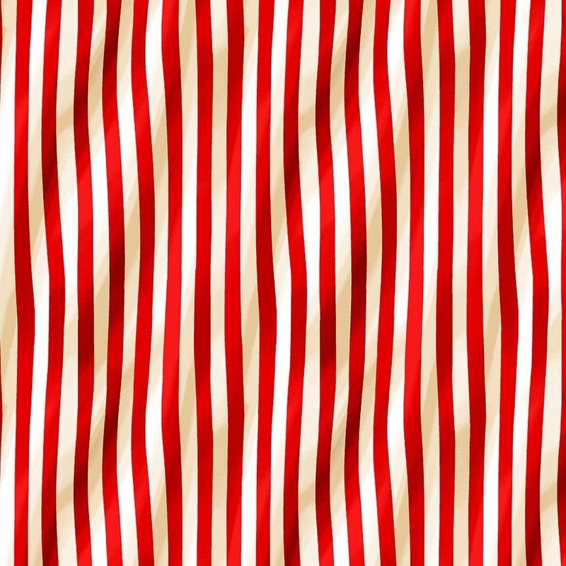 Red and White Striped Fabric - Etsy