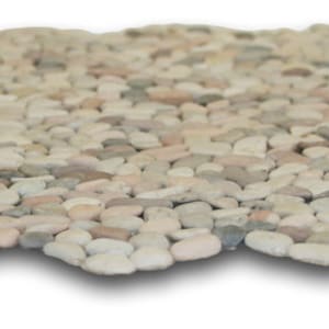 CNK Tile Natural River Stone Tile for Shower Bathroom Backsplash and ...