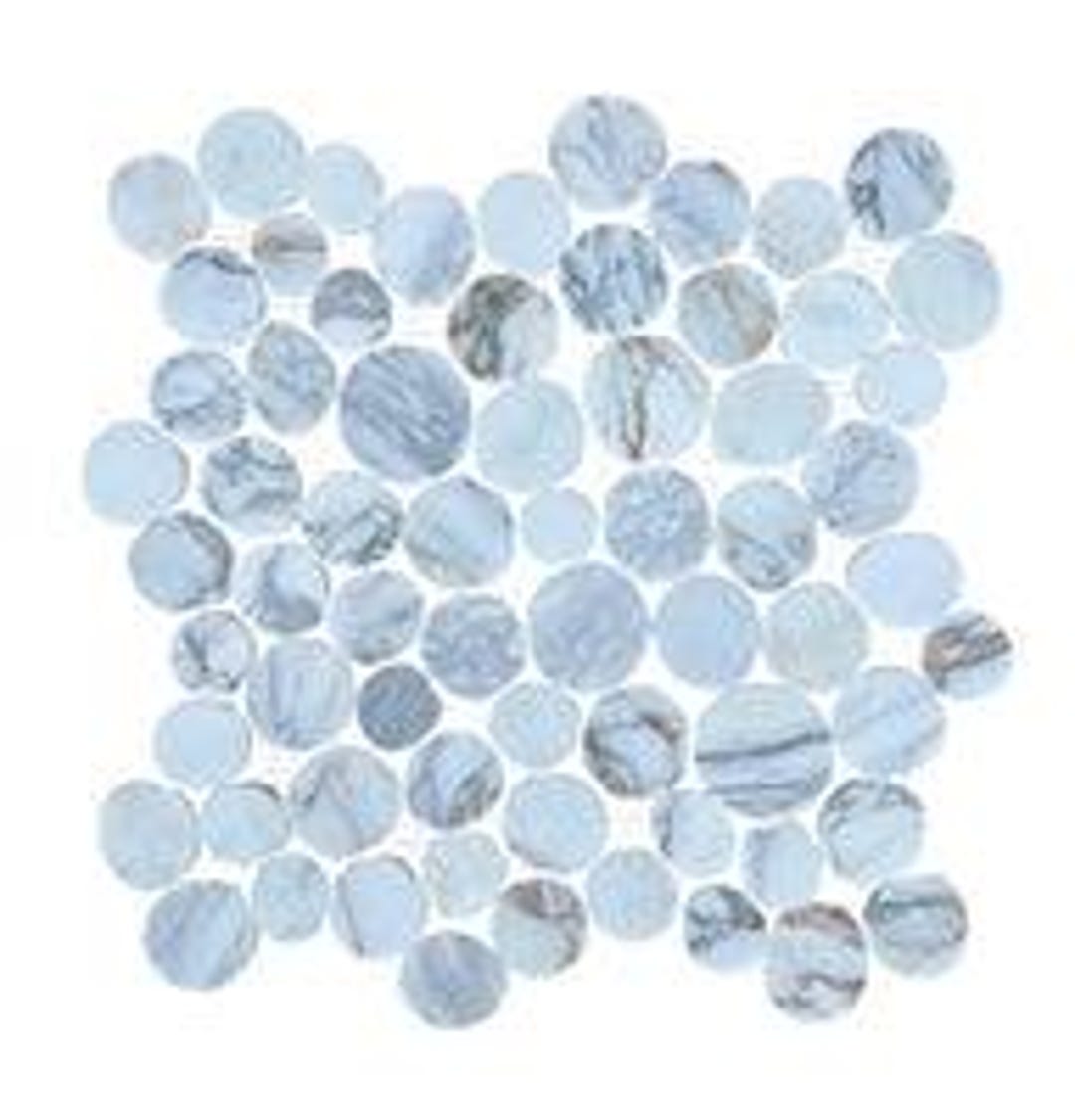 CNK Java Tan White River Stone Tiles Hand Selected Natural Pebbles for ...
