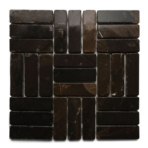 Stone Mosaic Tile in Grey Weave: Adaptable Natural Gray Tiles for Walls ...