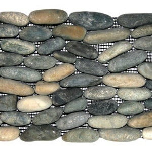 Hand Made Pebble Tile Bali Ocean Standing Pebble - Etsy