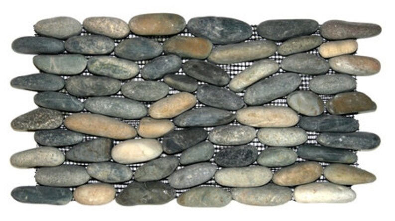 Hand Made Pebble Tile Bali Ocean Standing Pebble - Etsy