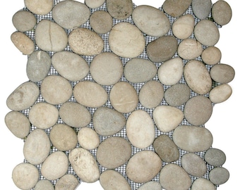 Glazed Bali Ocean Pebble Tile - Etsy