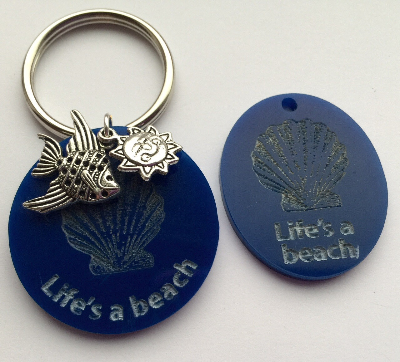 Beach Keychain. Life's a Beach Keychain Fun Keychain That - Etsy