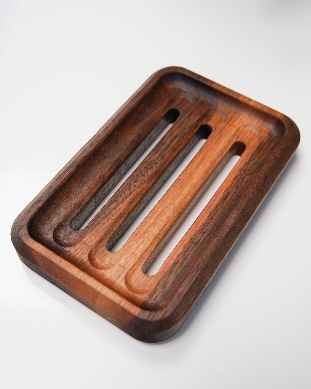 Handmade Walnut Wood Soap Tray - Etsy