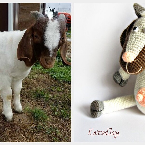 Stuffed Goat - Etsy