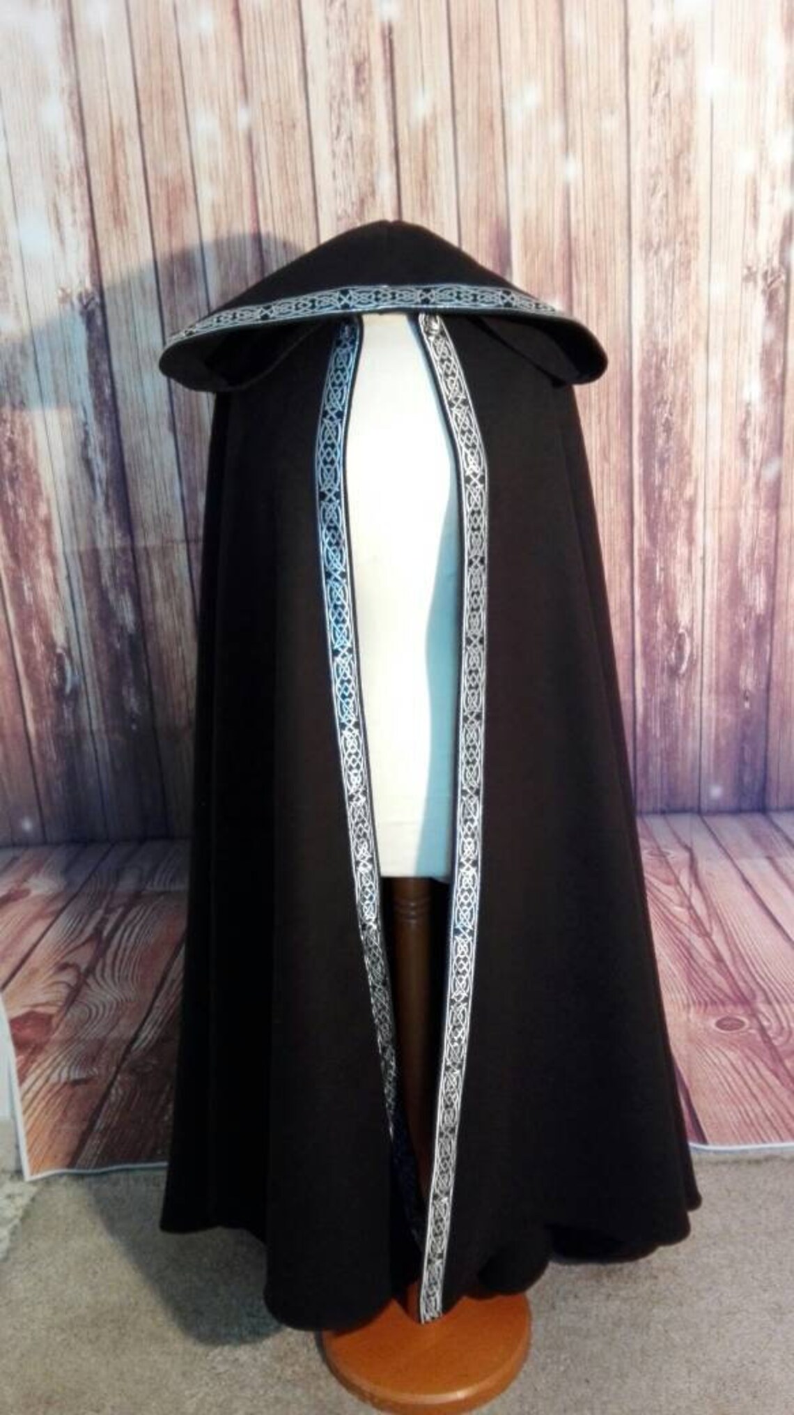 Wool Cloak With Half-wheel Hood - Etsy