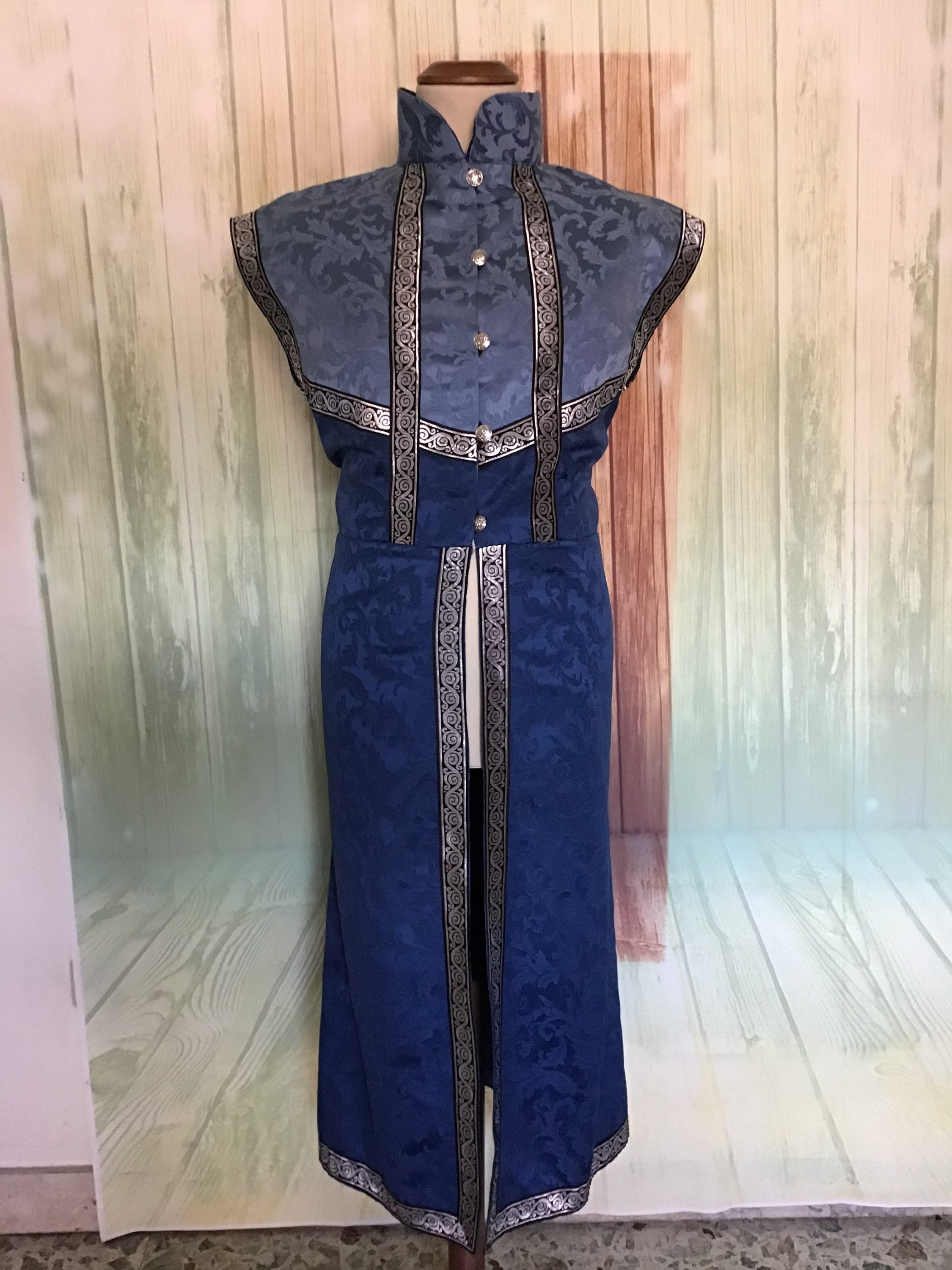 Fantasy Livery, Men's Jacket, Duster, Knight's Greatcoat, Grv Costume ...