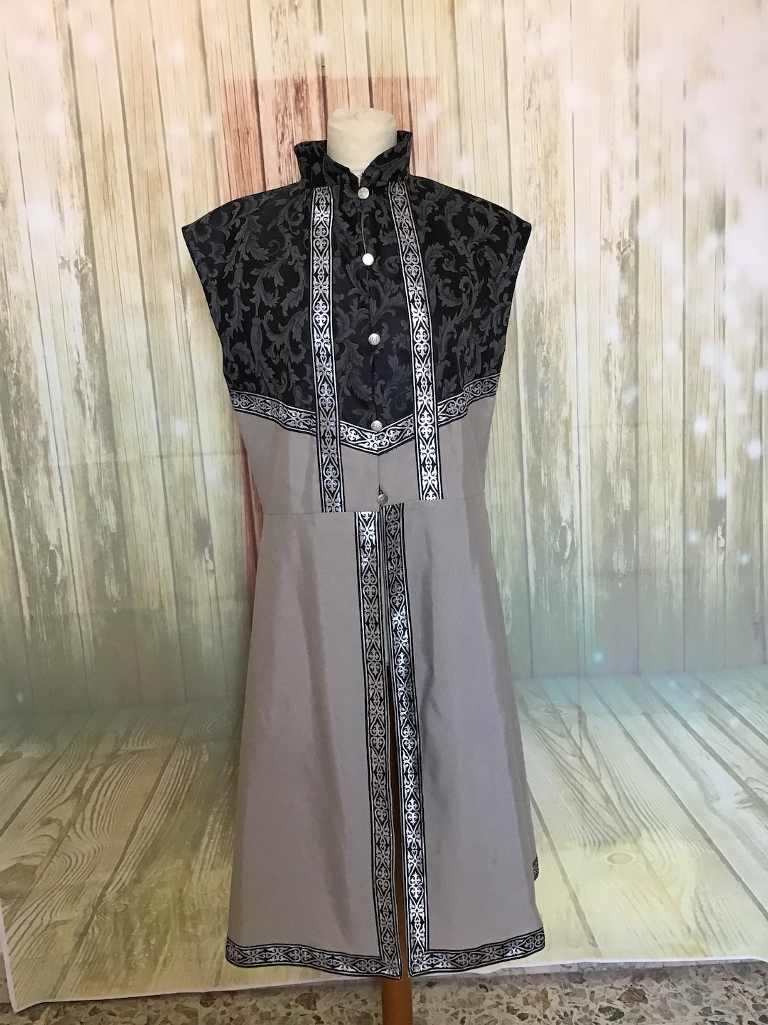 Fantasy Livery, Men's Jacket, Duster, Knight's Greatcoat, Grv Costume ...