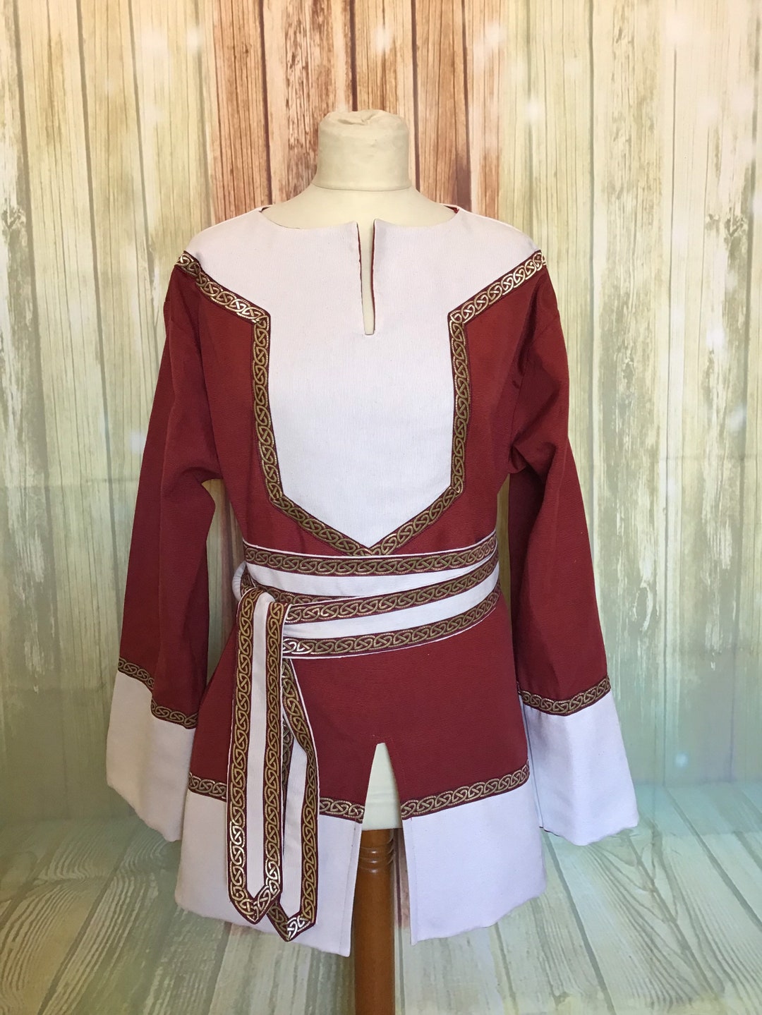Celtic Tunic Two Tone Color, Warrior, Noble, Larp, - Etsy