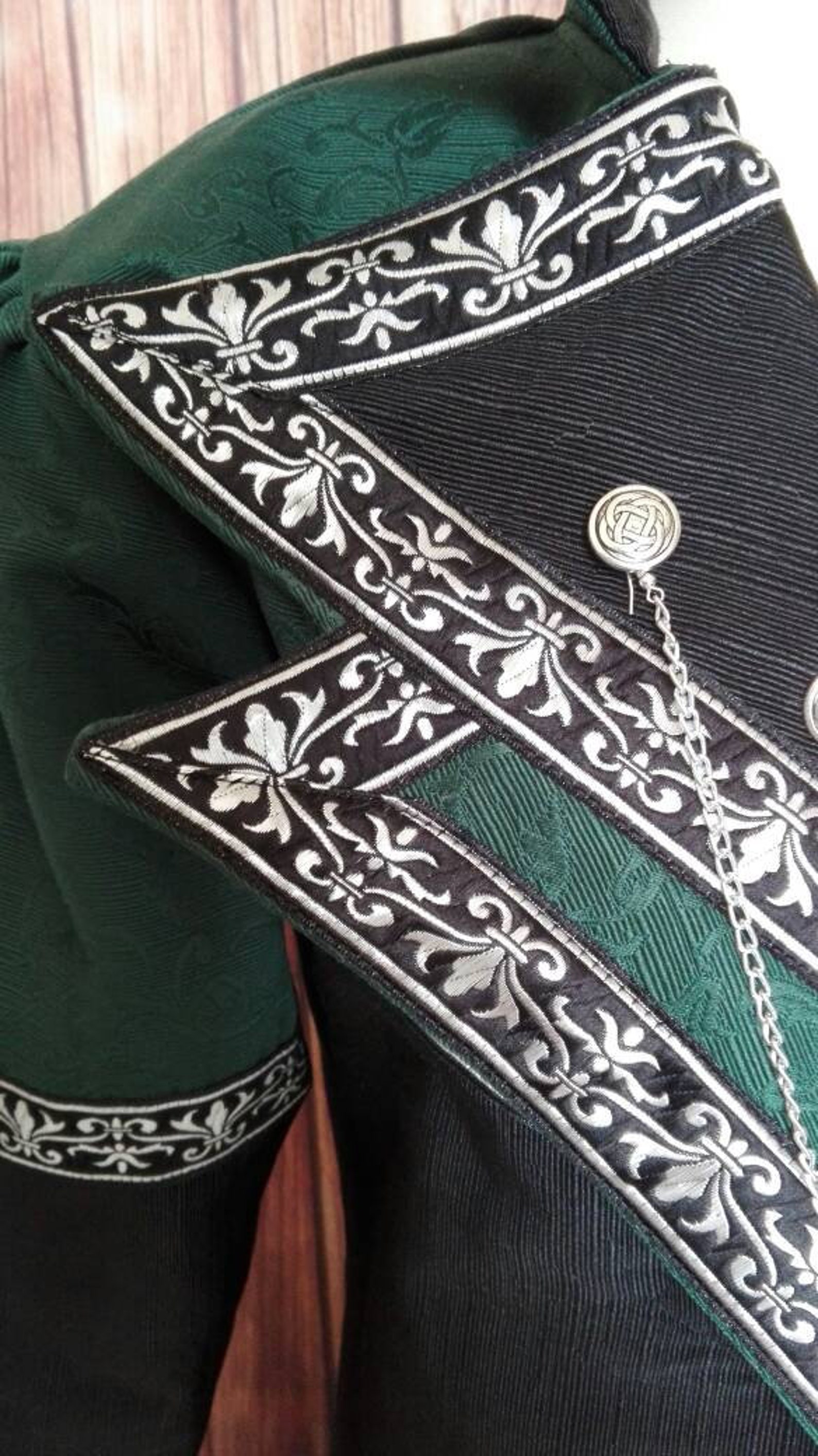 Fantasy Jacket Redingotte Gothic Livery Warrior Coat | Etsy