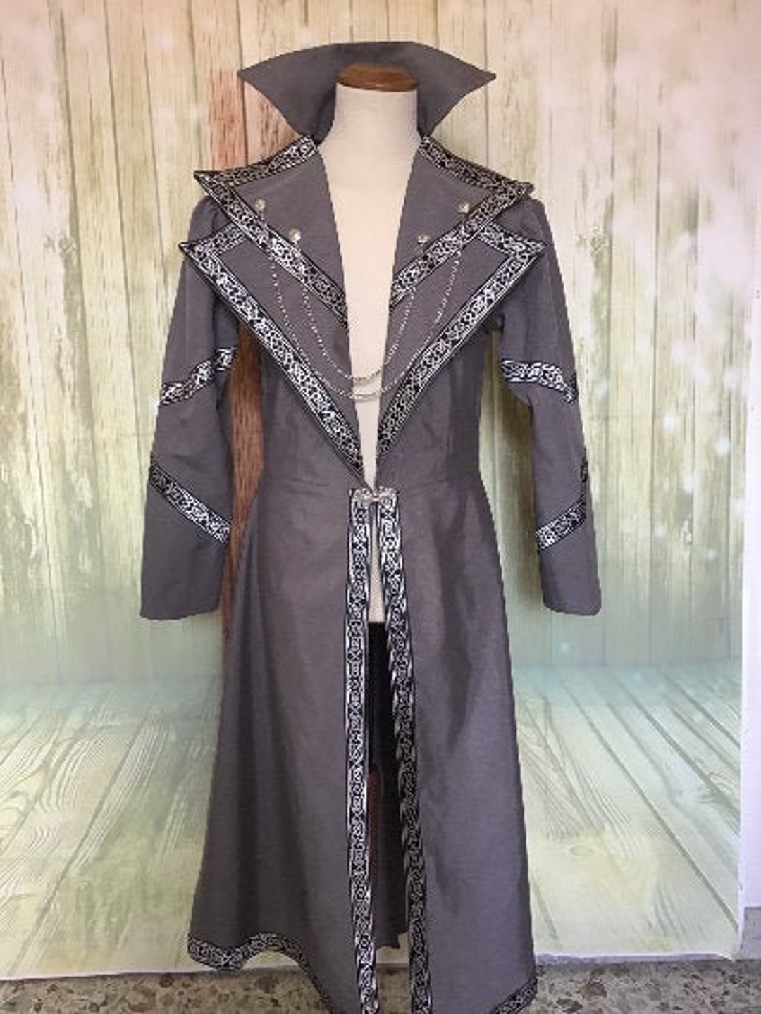 Warrior Livery, Coat, Overcoat, Two-tone Jacket, Steampunk, Grv, Larp ...